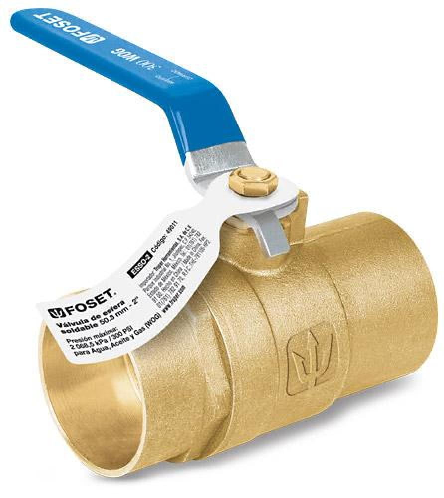 VALVULA ESFERA SOLDABLE 1-1/2'' FOSET 49010 FOSET ESSO-1 1/2 | Walmart en línea