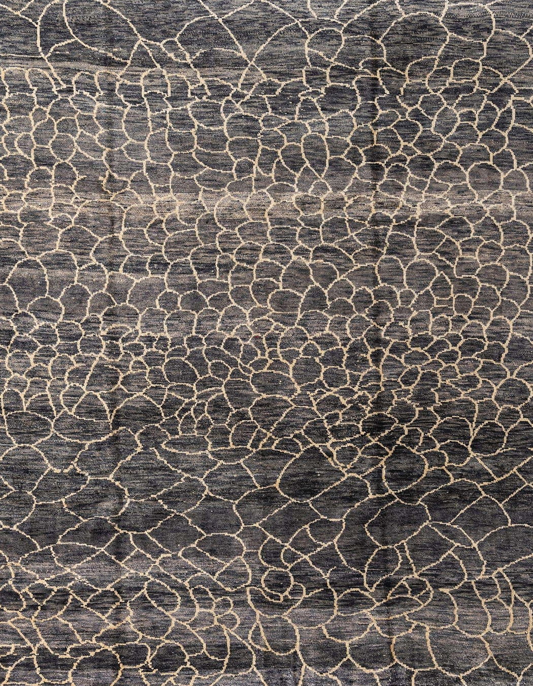 Ahgly Company Indoor Rectangle Abstract Black Abstract Area Rugs, 2' x ...