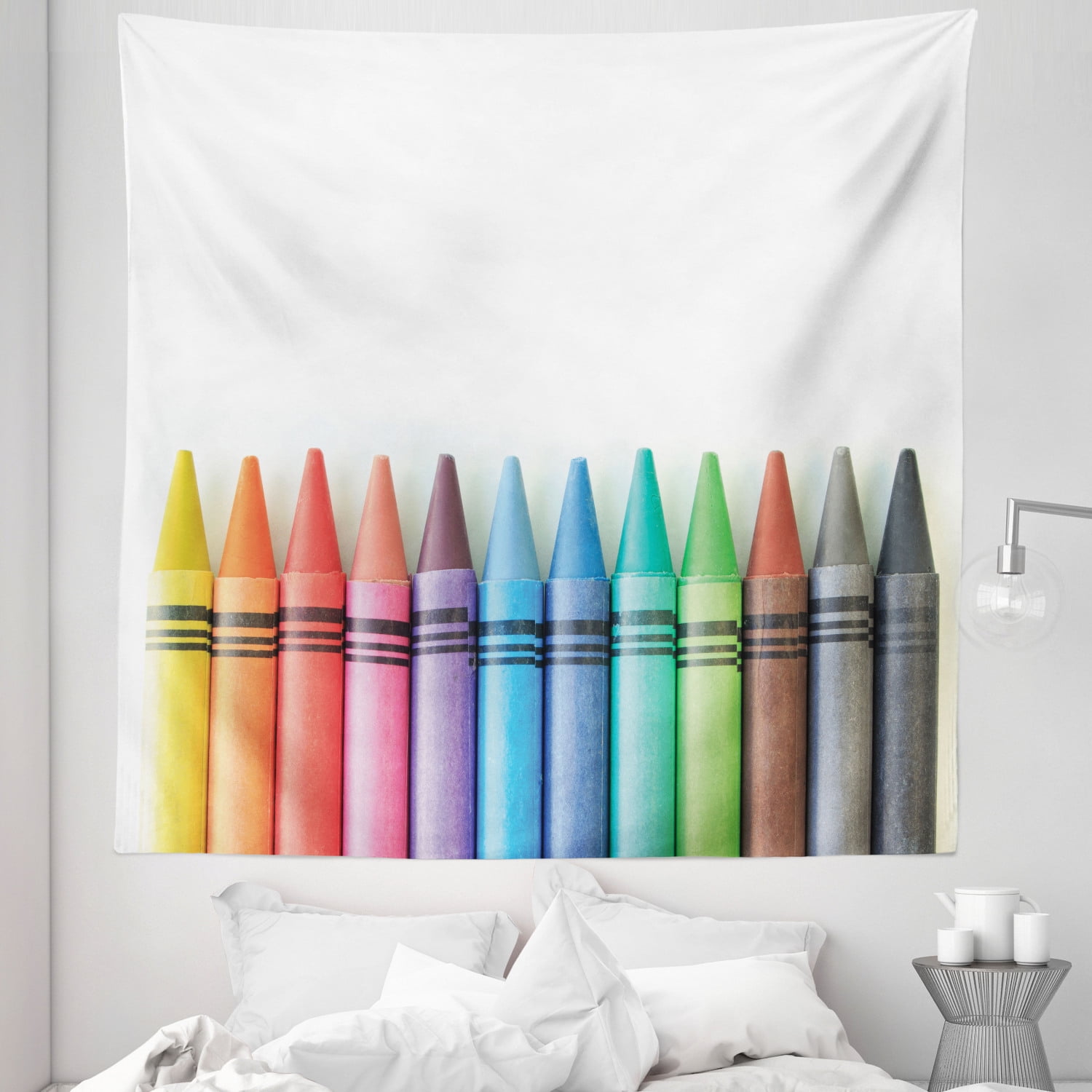 Crayon Tapestry, Close up Photo of Various Color Painting Crafts in ...