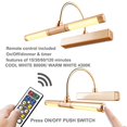 LUXSWAY Wireless Picture Light, Battery Operated, Remote Control ...