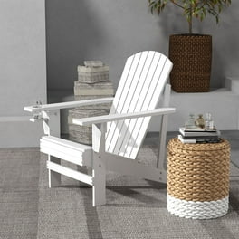 CHYVARY 2 Peaks Adirondack Chairs Fire Pit Outdoor Patio Furniture White Walmart