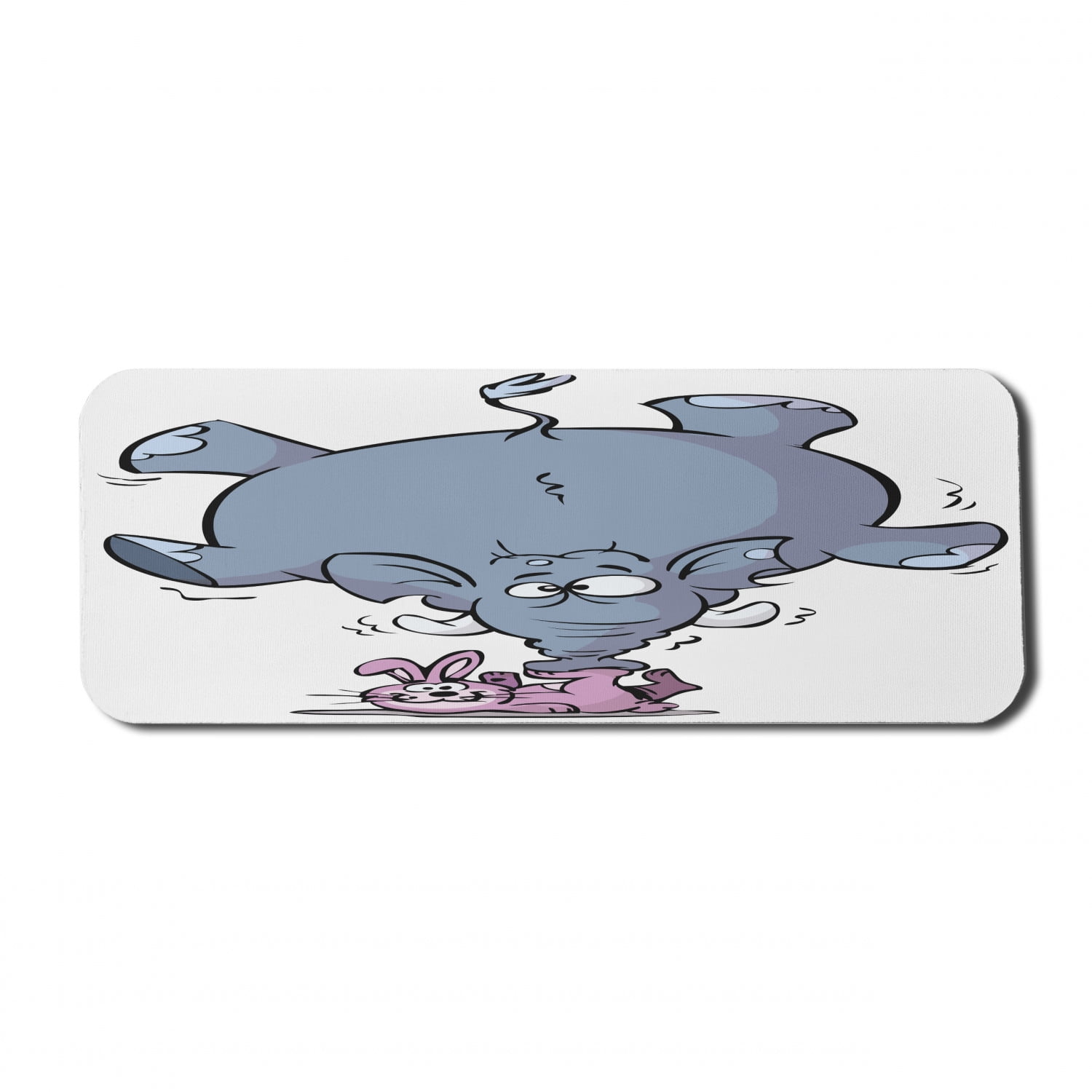 Animal Computer Mouse Pad, Rabbit Balancing Big Funny Mascot Animals ...