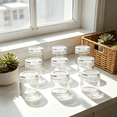 XIBUFE 2026 New Empty Clear Plastic Bead Storage Container Jar with ...