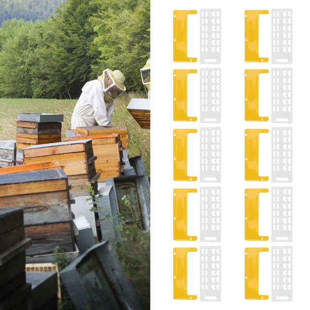 LYUMO Beehive Anti‑Escape Door Plastic Sliding Hive Entrance Gate For ...