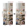 Door Stickers 3D Decals Flowers Murals 30.3" W x 78.7" H Removable ...