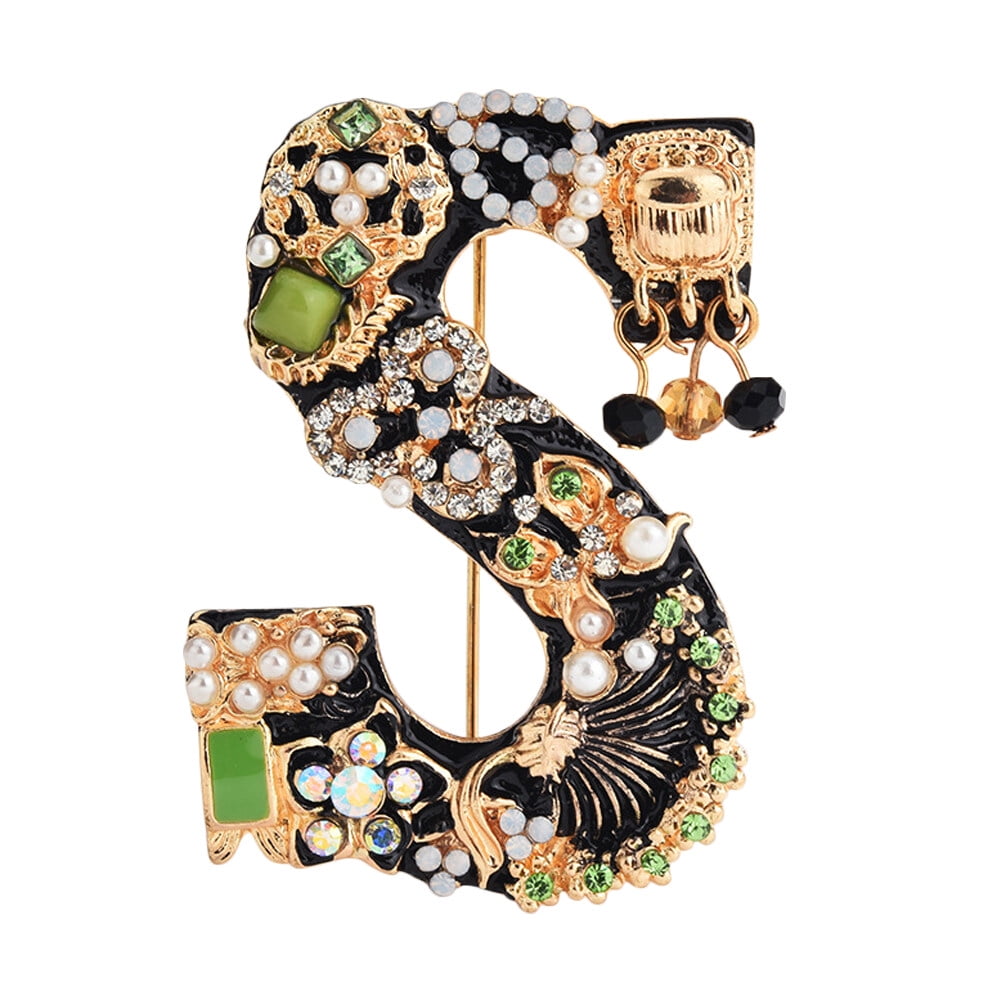 Click here for Masteelfca Fashion Letters Shaped Brooch Blouse Co... prices