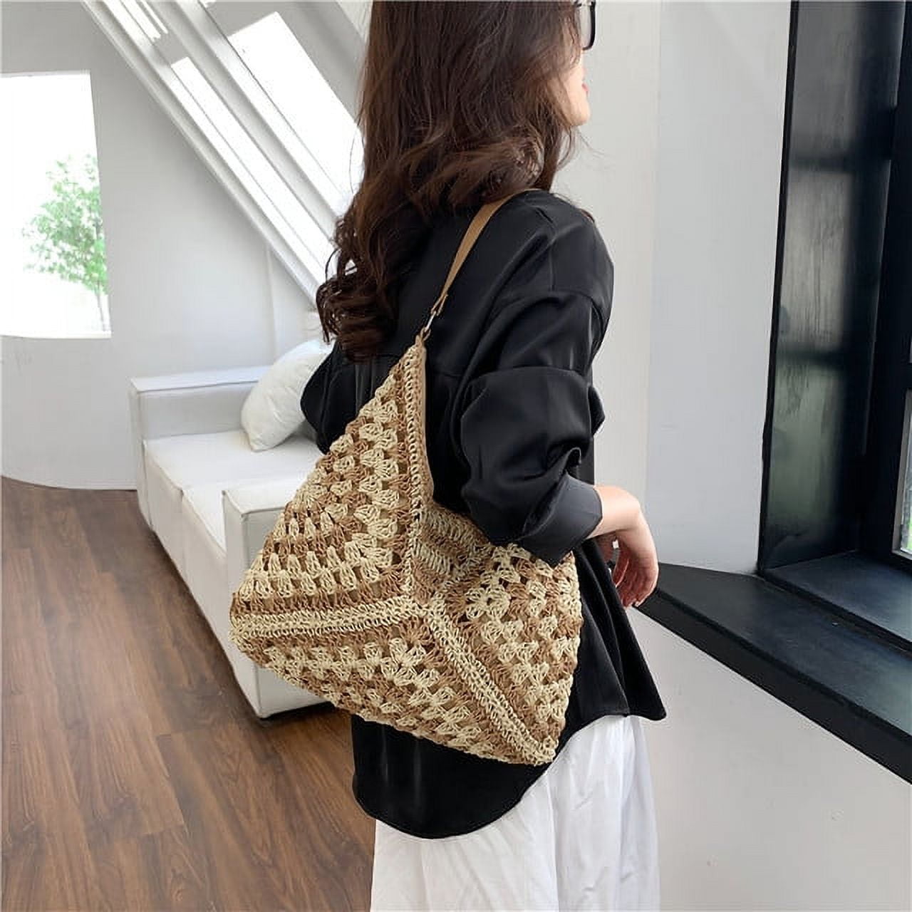 Click here for Ousitaid Summer Beach Woven Bag For Women Handbags... prices