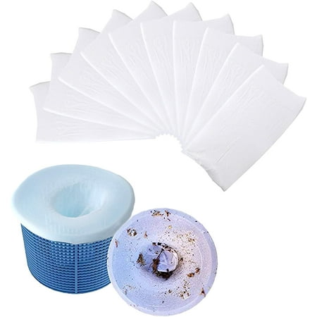 10PCS Pool Skimmer Filter Socks, Fine Mesh Scum Pool Filter Socks Nets ...