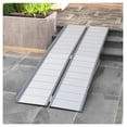 8ft Wheelchair Ramp Portable Handicap Ramp - Aluminum Folding Ramp for ...