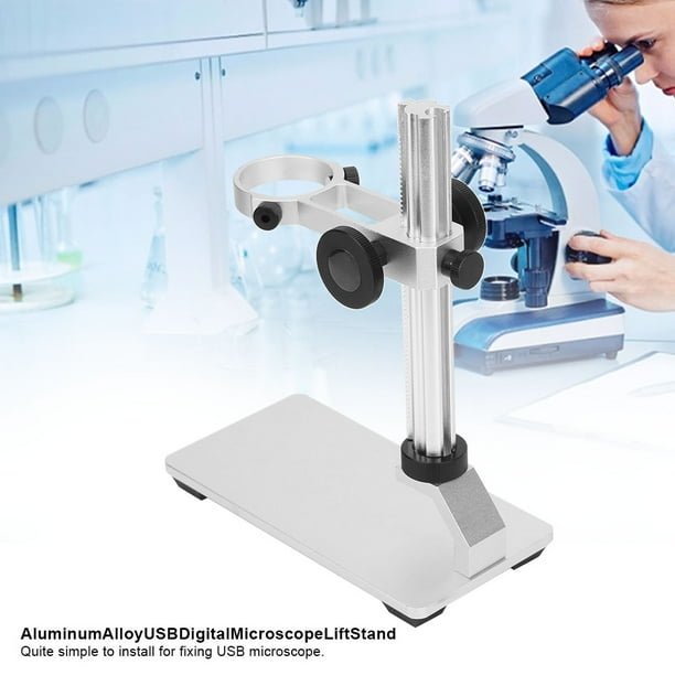 Microscope Stand, Microscope Holder, Aluminum Alloy Stable Electron ...