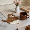 Crochet Drink Coasters, Handmade Absorbent Drink Mats, Funny Butt ...