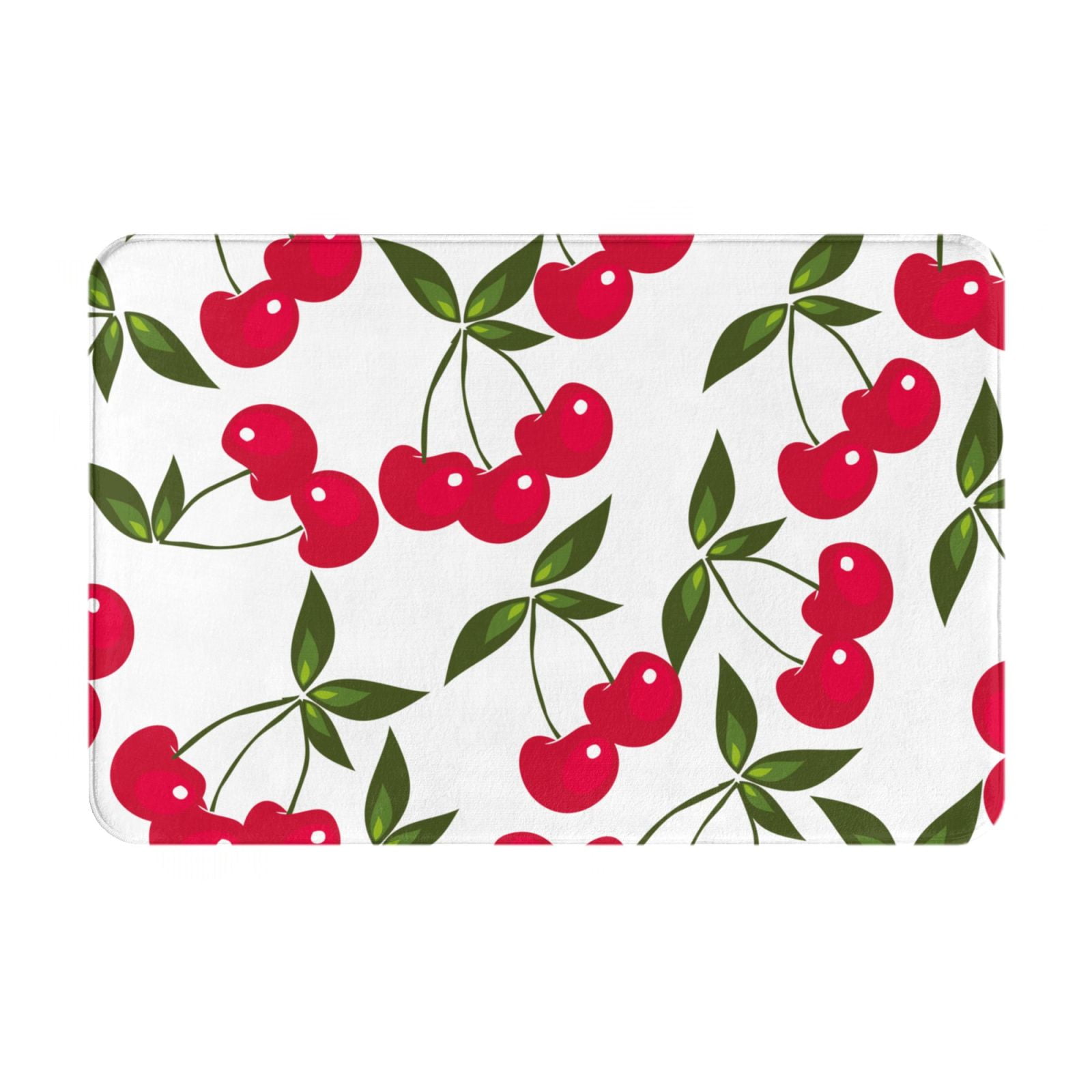 Click here for Saiise Cherry Pattern Doormat Flannel Material  No... prices