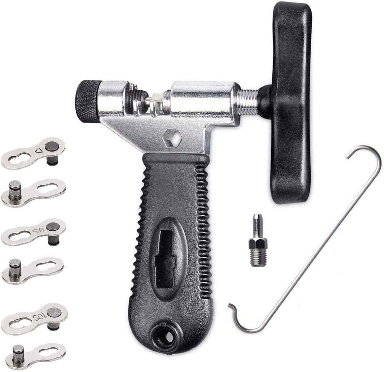 Bike Chain Splitter with Chain Hook & 3 Pairs Bicycle Missing Link ...