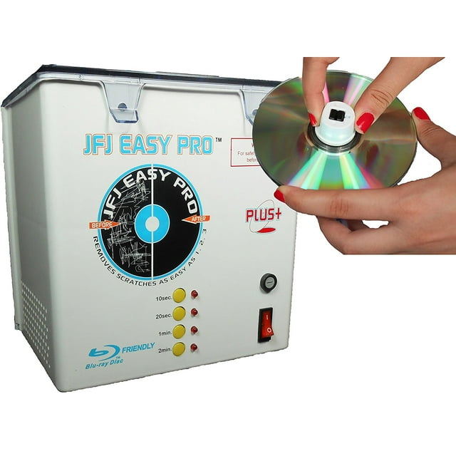 JFJ Easy Pro™ CD/DVD Repair Machine with Push Nut Assembly 110 volt ...