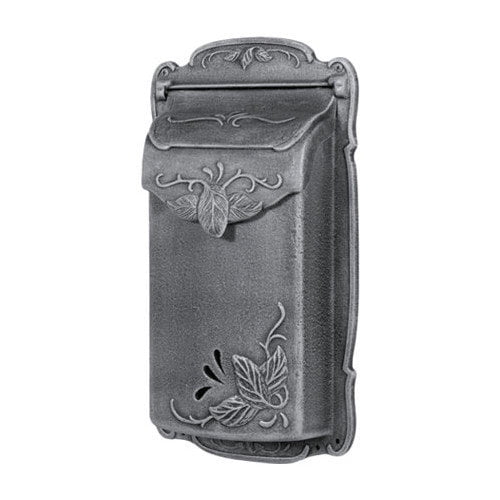 Special Lite Products Floral Wall Mounted Mailbox with Rain Overhang ...