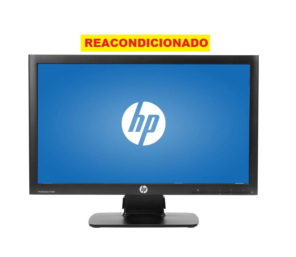 Monitor HP P202 - 20" - 1600 x 900 - VGA - DisplayPort - REACONDICIONADO | Walmart en línea