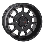 System 3 ST-3 14x7 ATV/UTV Wheel - Matte Black (4/110) 5+2 [14S3-1110 ...
