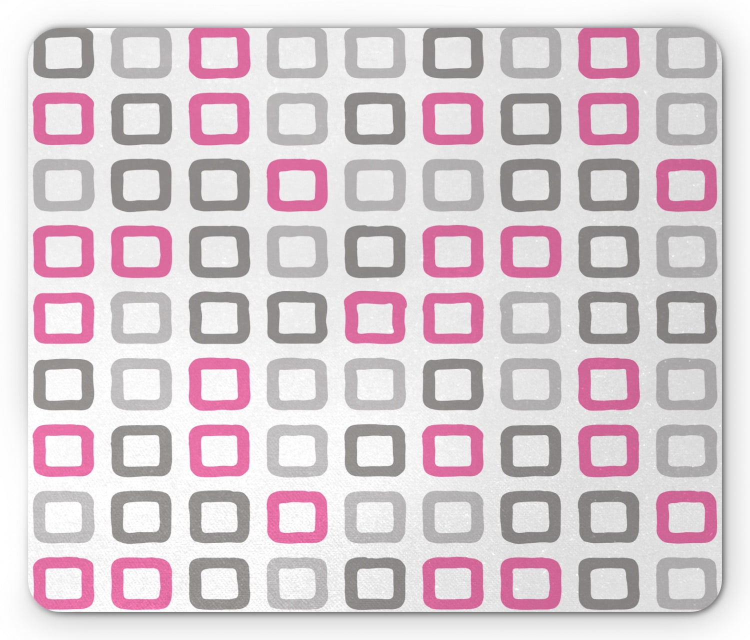 Geometric Mouse Pad, Square Frames in Vintage Colors Geometric Pale ...