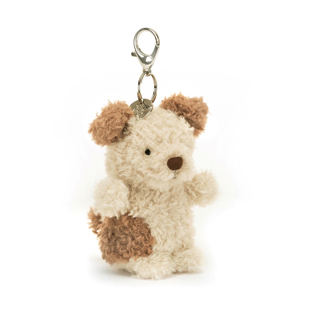 Click here for Jellycat 6 Little Pup Bag Charm Plush  Cream & Bro... prices