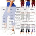 Costeam Womens Plus Size Solid High Stretch Yoga Capri Pants Elastic ...