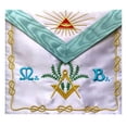 Master Mason Blue Lodge French Apron - Silk & Moire with Star G Emblem ...