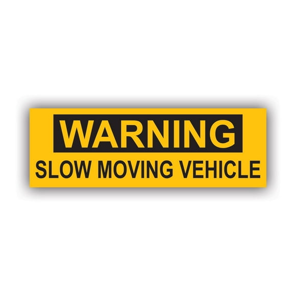 Slow Moving Vehicle Sign