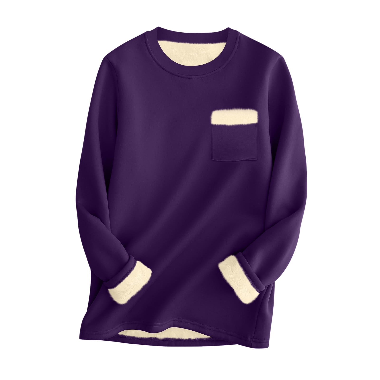 Click here for Rkstn Women Blouses Women Thick Fleece Sweatshirt... prices