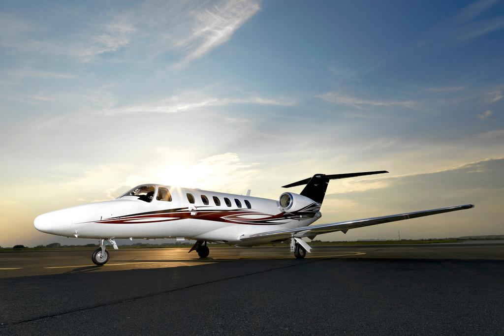 Private Plane Business Jet Airplane on Tarmac Airport Travel Photo ...