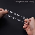Flat Elastic String String Cord Threads White 0.8mm about 10.93 yards ...