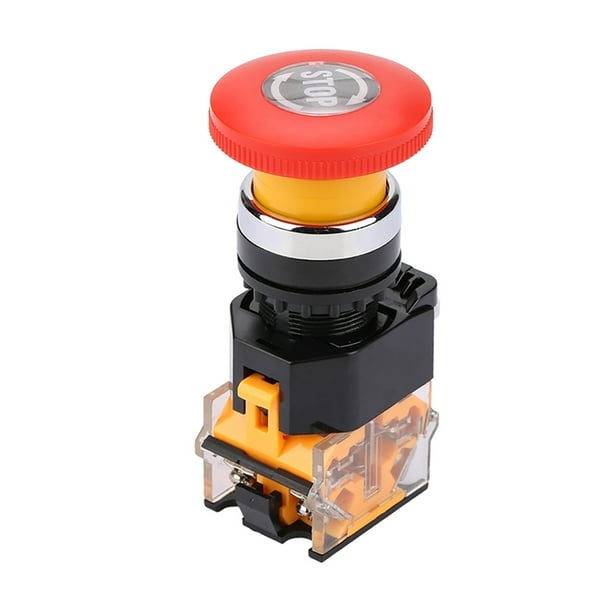MM Emergency Stop Switch,22MM Red Self Locking Emergency Stop Switch ...