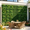 Taicans Artificial Hedge Fence Expandable Faux Leaf Screen for Balcony ...