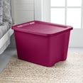 Sterilite 18 Gallon Tote Box - Violet Magenta - Walmart.com
