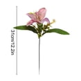 Artificial Lilies Flowers Fake Silk Flower Real Touch for Spring Easter ...