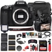 Canon EOS 90D DSLR Camera with Flip Screen, Padded Case, Memory Card ...