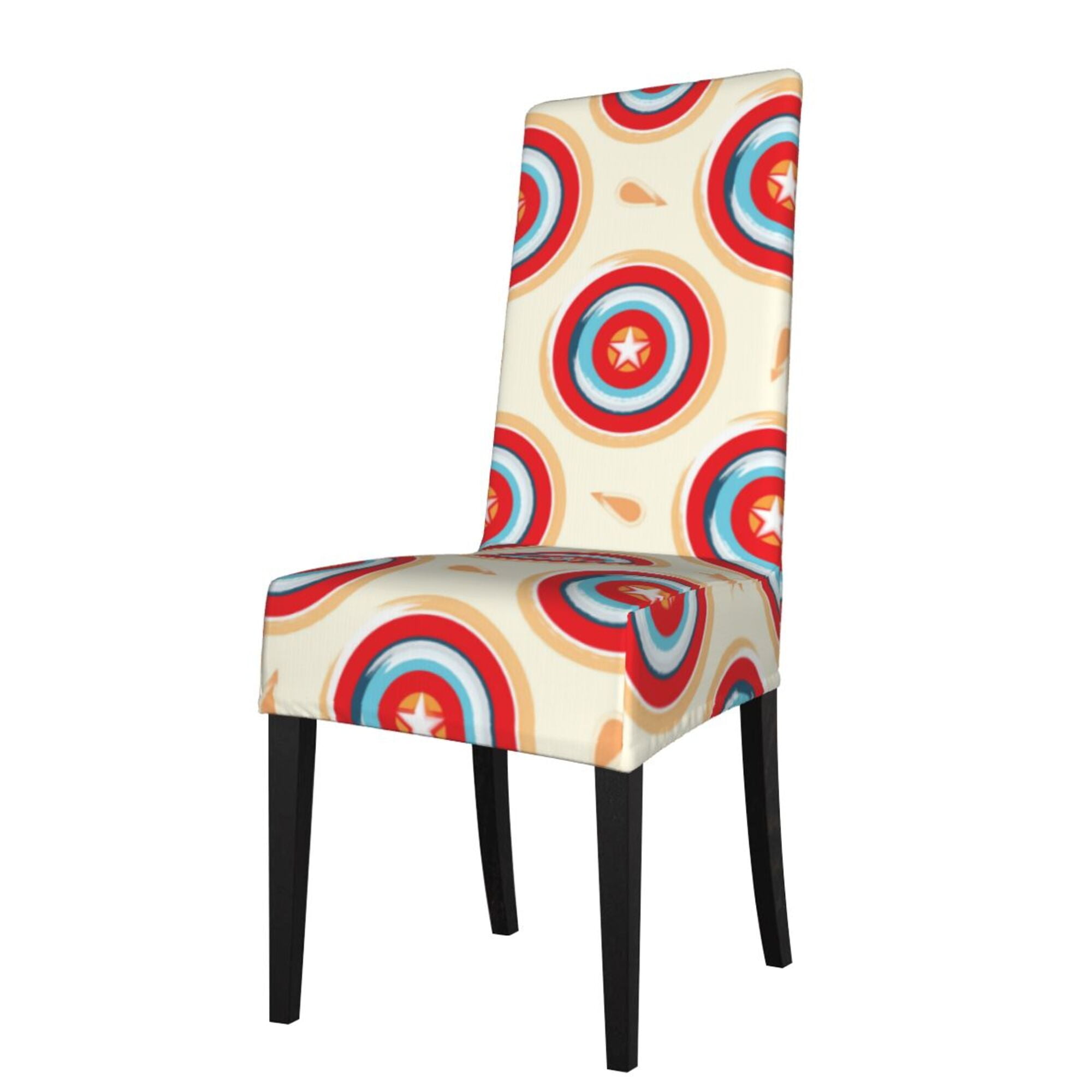 ZICANCN Round Star Shield Chair Protectors Seat Covers , Dining Chair ...