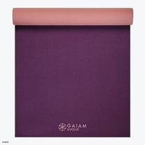 Gaiam Reversible Yoga Mat, Berry Red, 5mm - Walmart.com