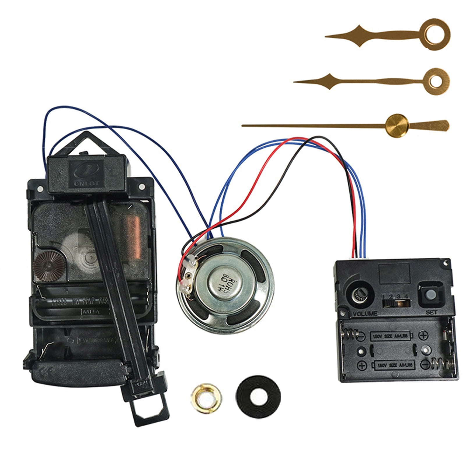 HeroNeo Wall Quartz Pendulum Clock Movement Mechanism with Long Shaft ...