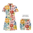 Aplkyhs Matching Couple Sport Shirts Cartoon Flowers Matching Golf ...