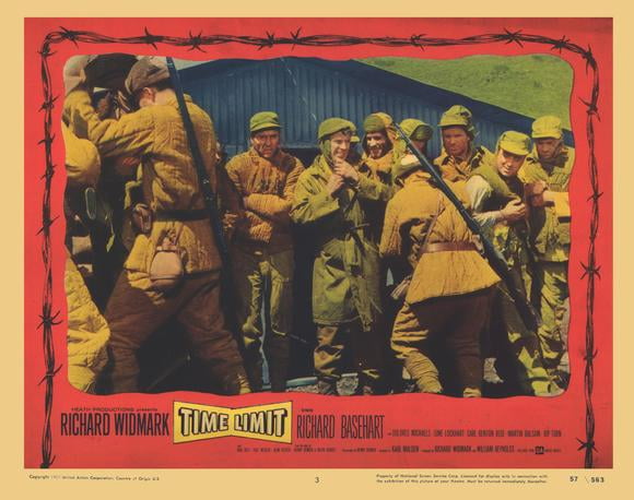 Time Limit - movie POSTER (Style B) (11" x 14") (1957) - Walmart.com