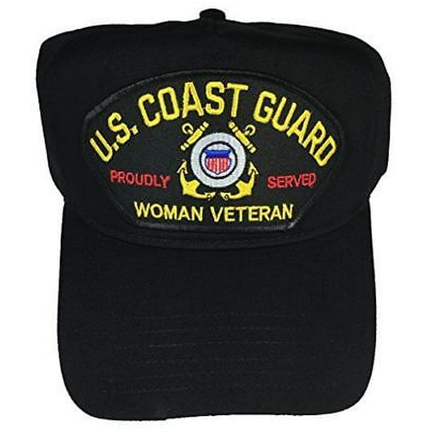 USCG COAST GUARD WOMAN VETERAN PROUDLY SERVED HAT CAP FEMALE COASTIE ...