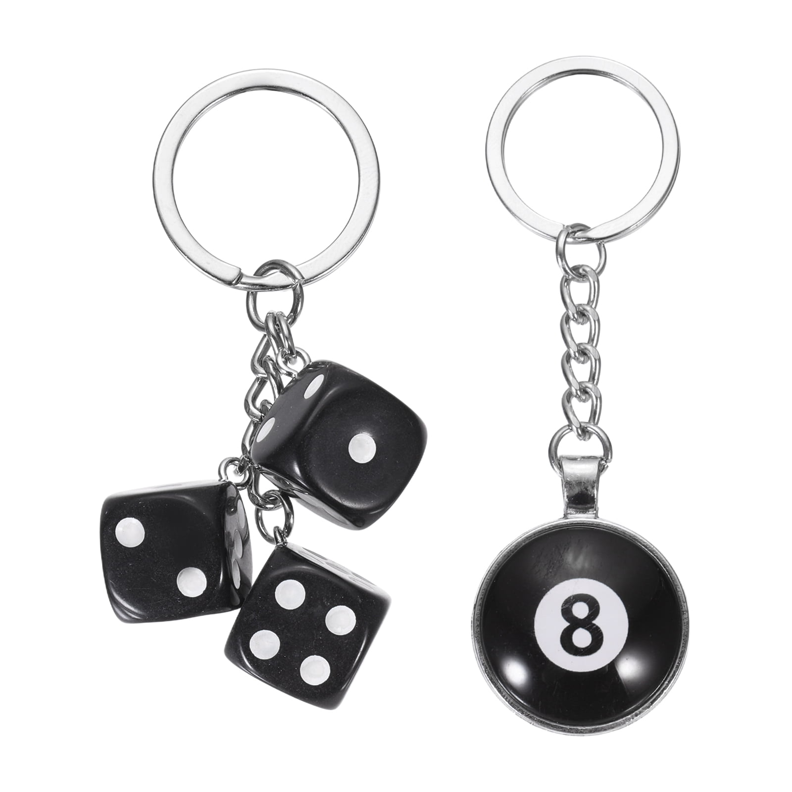 Click here for Uxcell 8 Ball Keychain  Lucky 8 Pool Balls With Di... prices