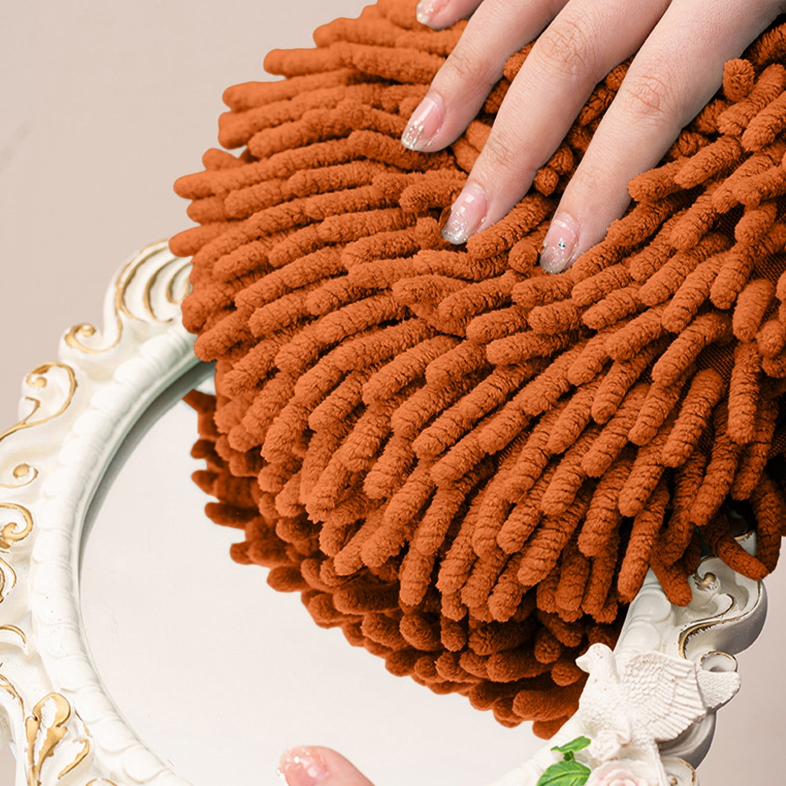 Click here for Chenille Towels Orange Color Cartoon Hedgehog Chen... prices