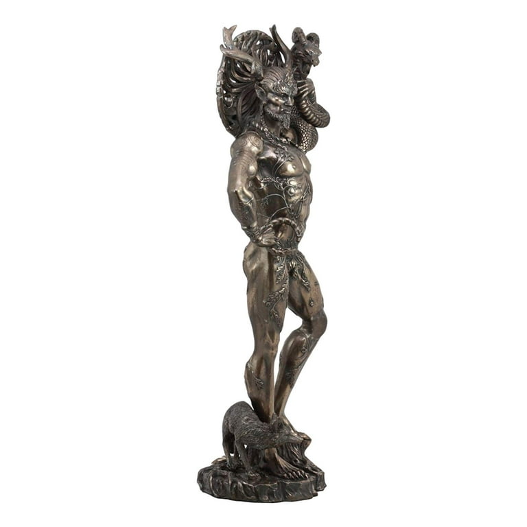 Wiccan Horned God Statue