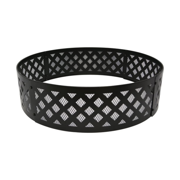 36" Round Metal and Steel Fire Ring, by Mainstays - Walmart.com