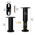 TSV Adjustable Height Bed Support Leg, 7.3"-12" Heavy Duty Metal Bed ...