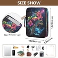 ALAZA Turtle Flowers Pattern Expanding Accordion File Folder 3 Ring ...