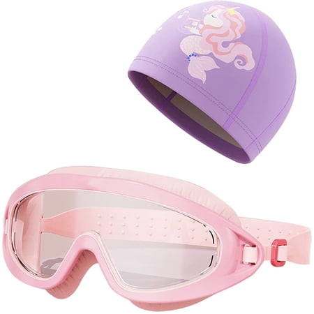 Kids' Swim Goggle,Waterproof and anti-fog HD swimming goggles with ...