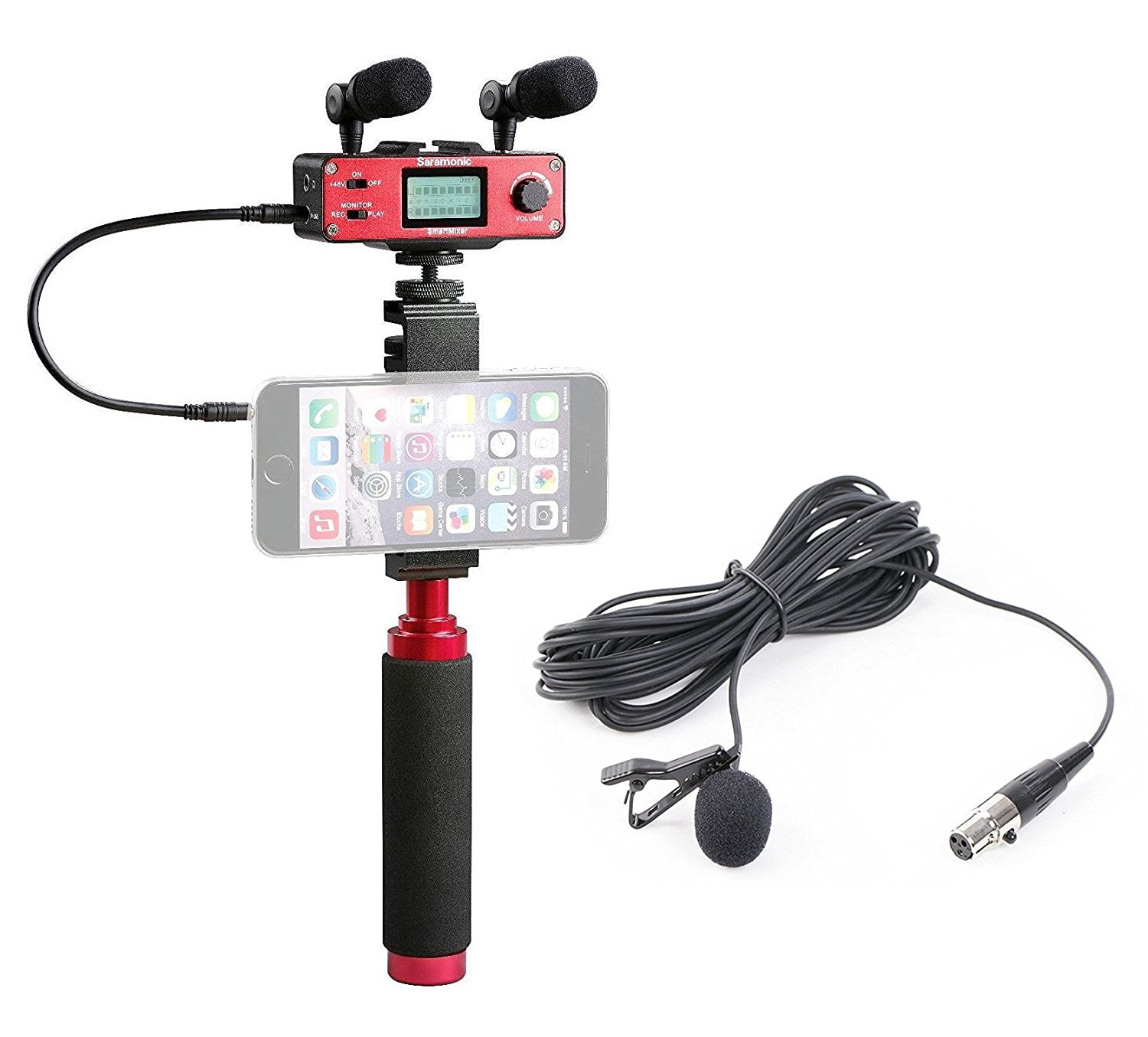 Saramonic Smartphone Audio/Video Masters Kit for Including XLR Lavalier ...