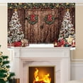 XMMSWDLA Christmas Backdrop Christmas Rustic Wood Photography Backdrop ...