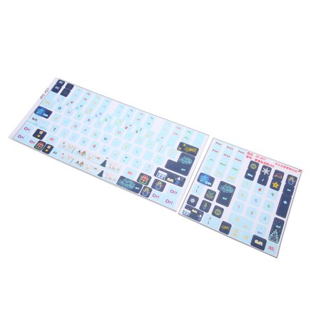 Keycaps Stickers, Frosted Craft PVC Material Cartoon Style Keyboard ...